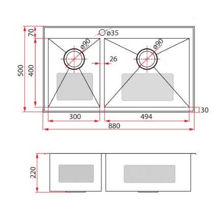 STX 860-88R | Best Kitchen & Bath Fittings Supplier - RUBINE